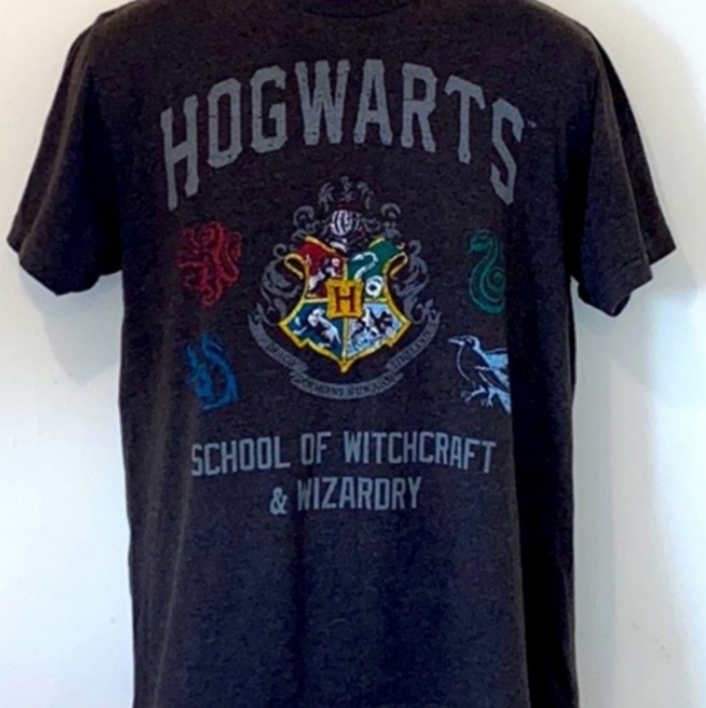 Harry Potter School Of Witch Craft T-Shirt - Gem